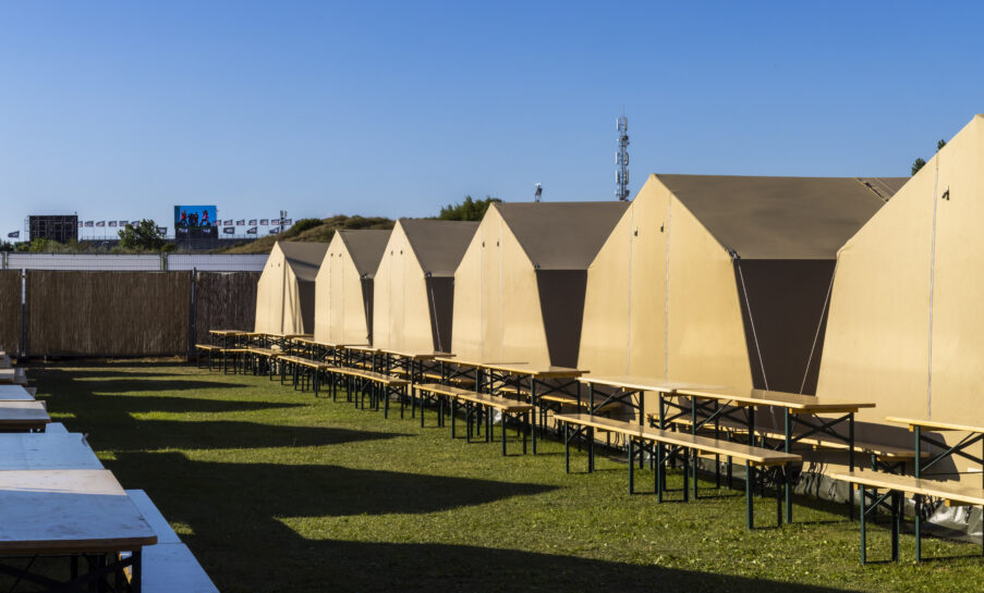 Group tents - Dutch Grand Prix